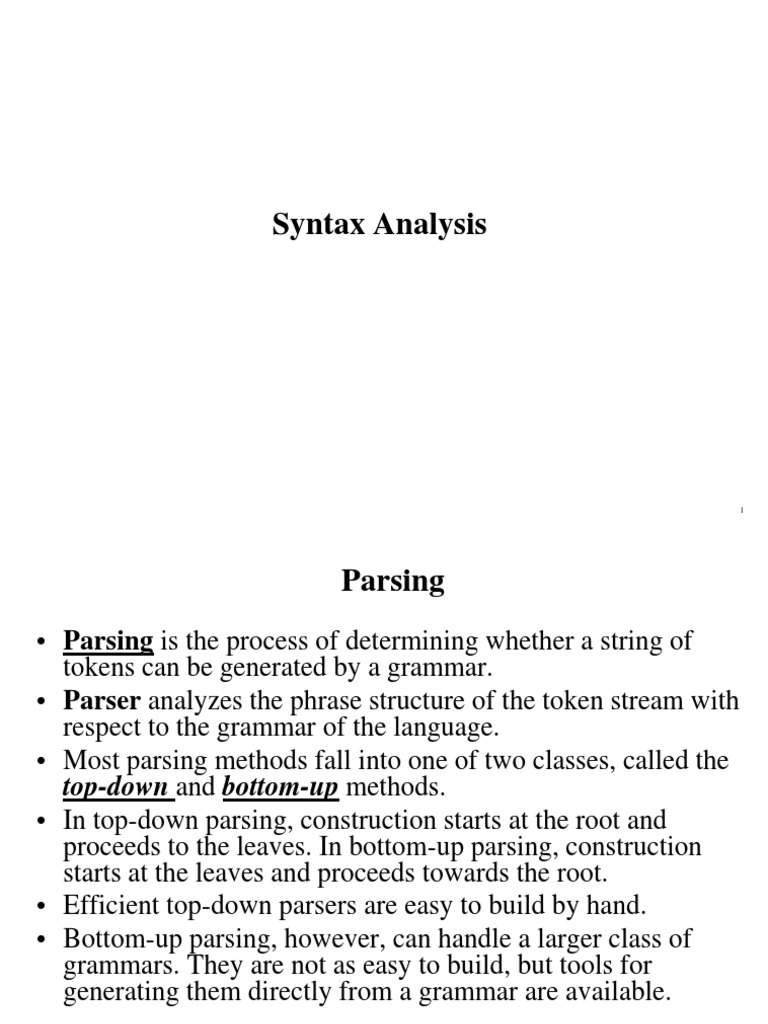 Top Down PDF | PDF | Parsing | Syntax Top Down PDF | PDF | Parsing | Syntax