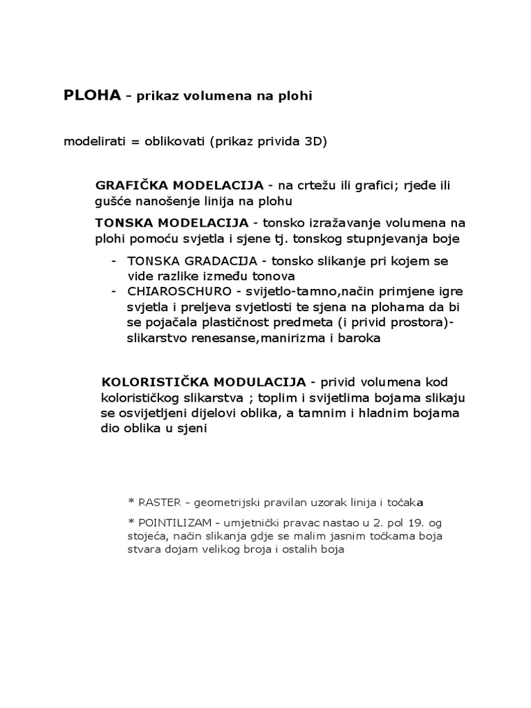 Ploha, Kompozicija | PDF
