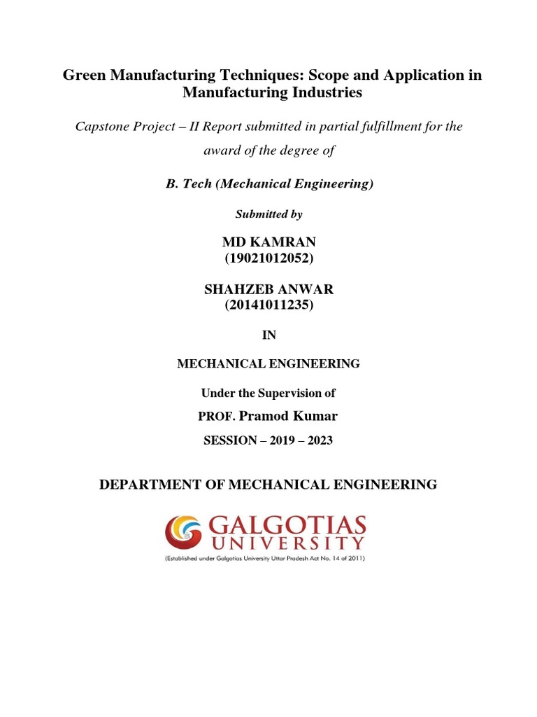 B.tech Me | PDF | Waste | Environmental Technology