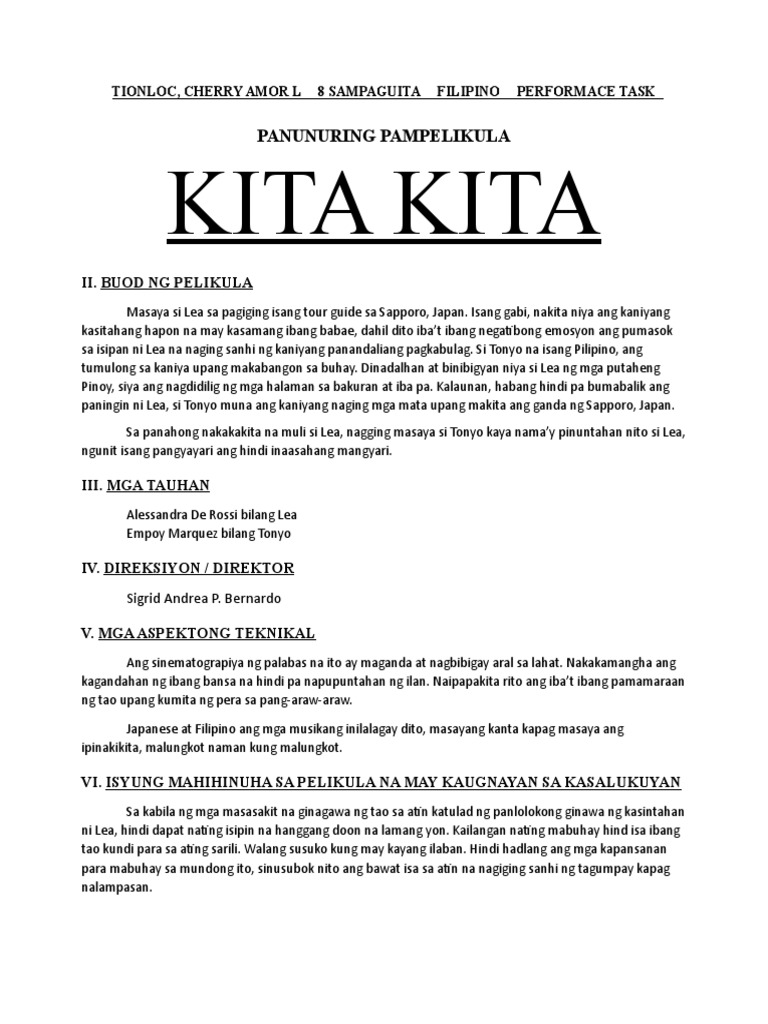 Kita Kita | PDF