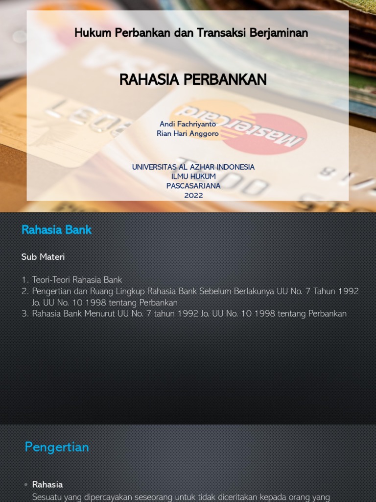 Rahasia Bank | PDF