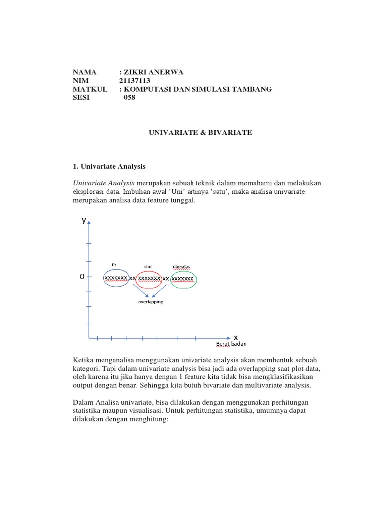 Analisis Univariate dan Bivariate Data | PDF