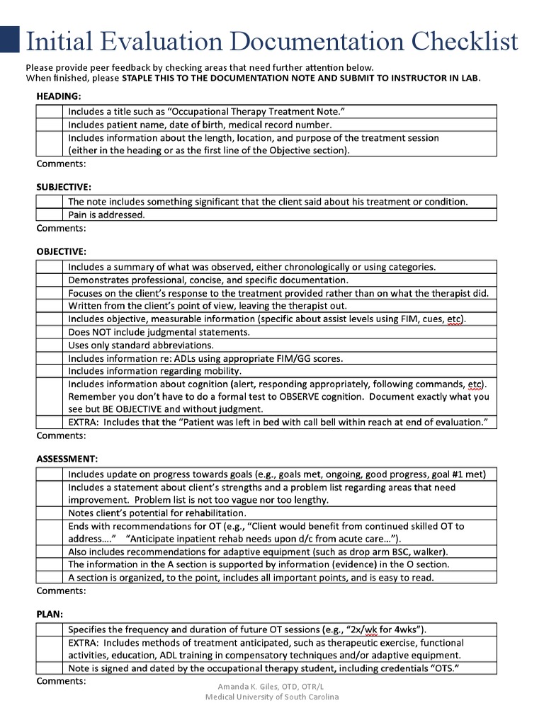 Documentation Checklist | PDF