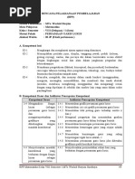 Modul Ajar Persamaan Garis Lurus | PDF