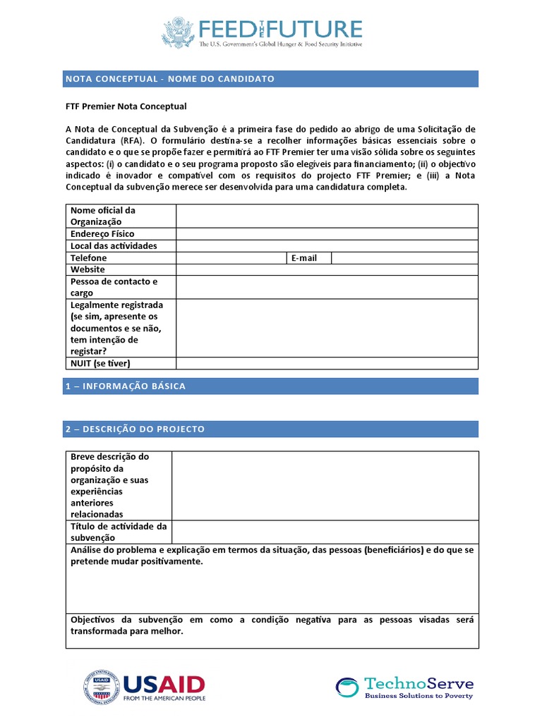 Concept Note Template - PORT | PDF