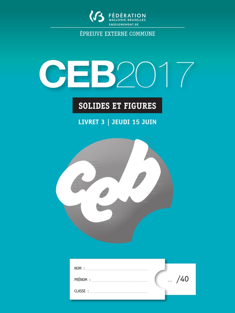 CEB 2017 : Solides et Figures | PDF | Triangle | Optimisation linéaire