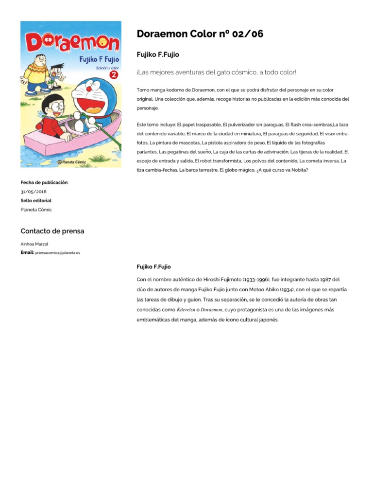 Doraemon Color | PDF