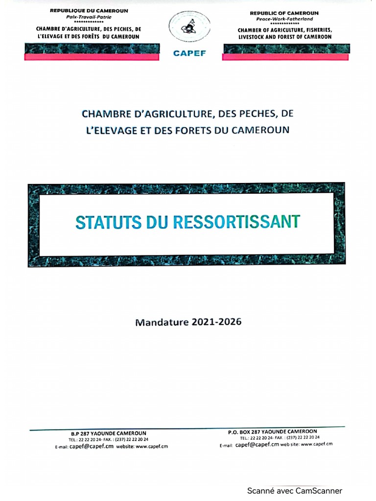 Statut Du Ressortissant | PDF