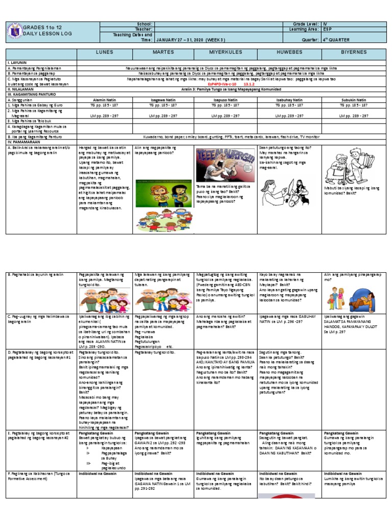 Esp 4 - Q4 - W3 DLL | PDF