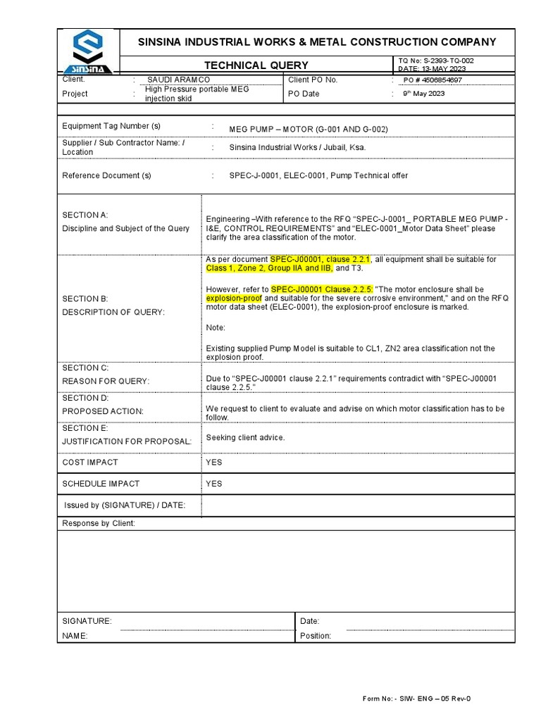S-2393-TQ-002 MOTOR ENCLOSURE | PDF | Engineering | Physical Sciences