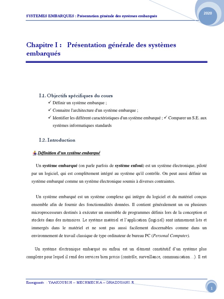 Chapitre I PDF | PDF | Informatique | Interaction humain-ordinateur
