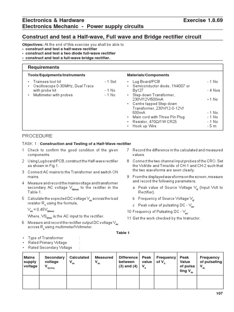 Electronics - Mechanic - 1st - Year - (Volume - I - of - II) - TP (1 ...