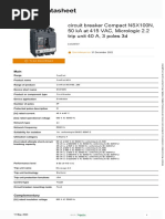 Product Data Sheet: Circuit Breaker Compact Nsx630H, 70 Ka at 415 Vac ...