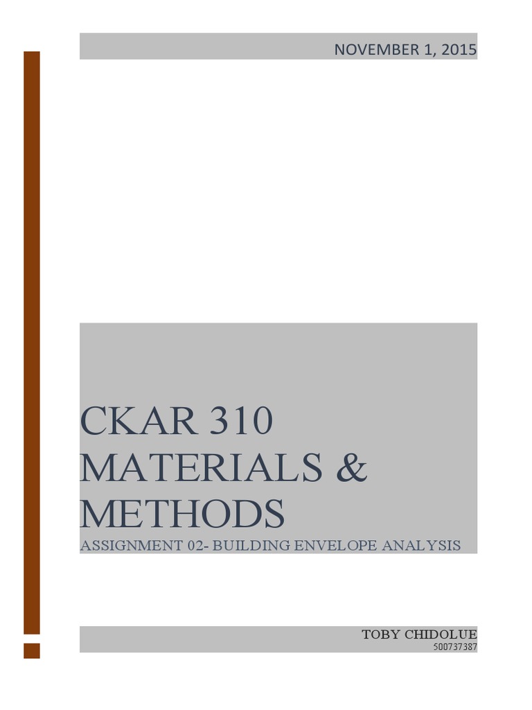 Ckar 310 - BLDG Enclosures | PDF | Building Technology | Building Engineering