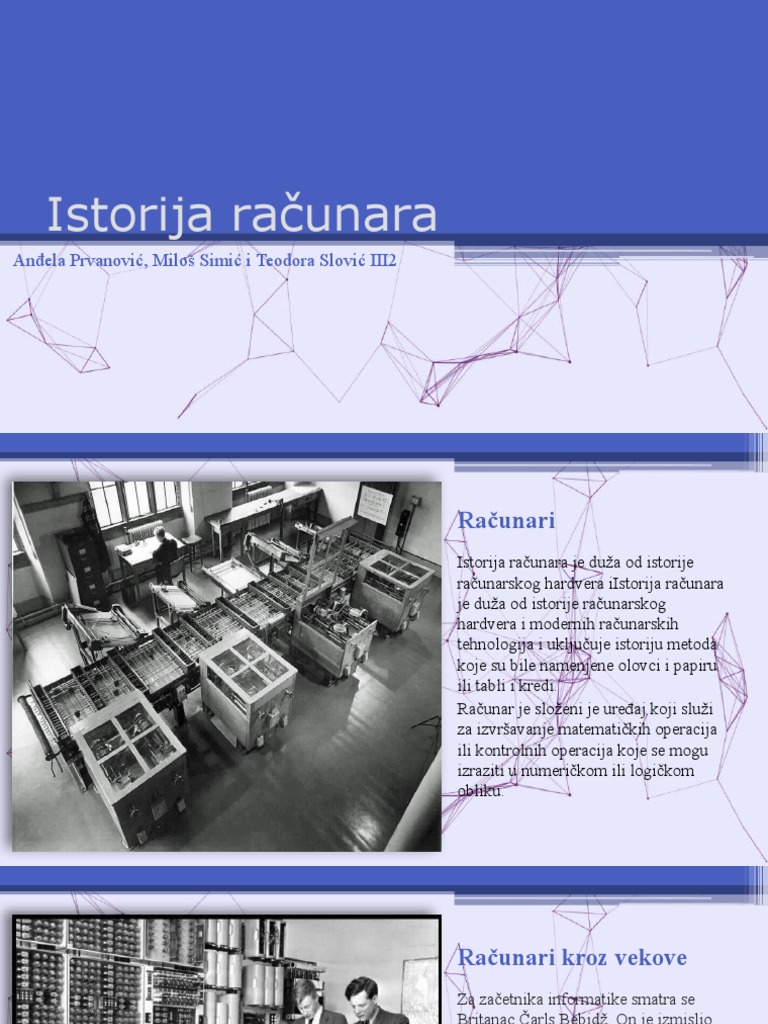 Istorija Racunara | PDF
