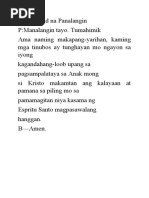Confession Guide - Tagalog | PDF