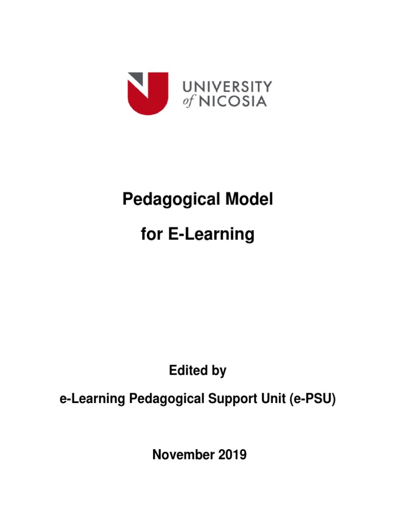 UNIC Distance Learning Pedagogical Model | PDF | Educational Technology | Learning