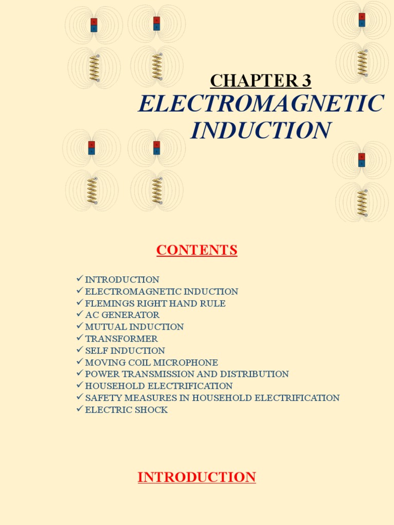 A Comprehensive Guide to Electromagnetic Induction, Transformers, and Electrical Safety | PDF ...