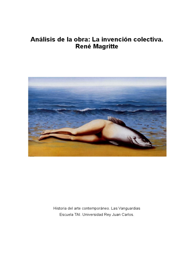 Análisis. La Invención Colectiva, Magritte | PDF Análisis. La Invención Colectiva, Magritte | PDF
