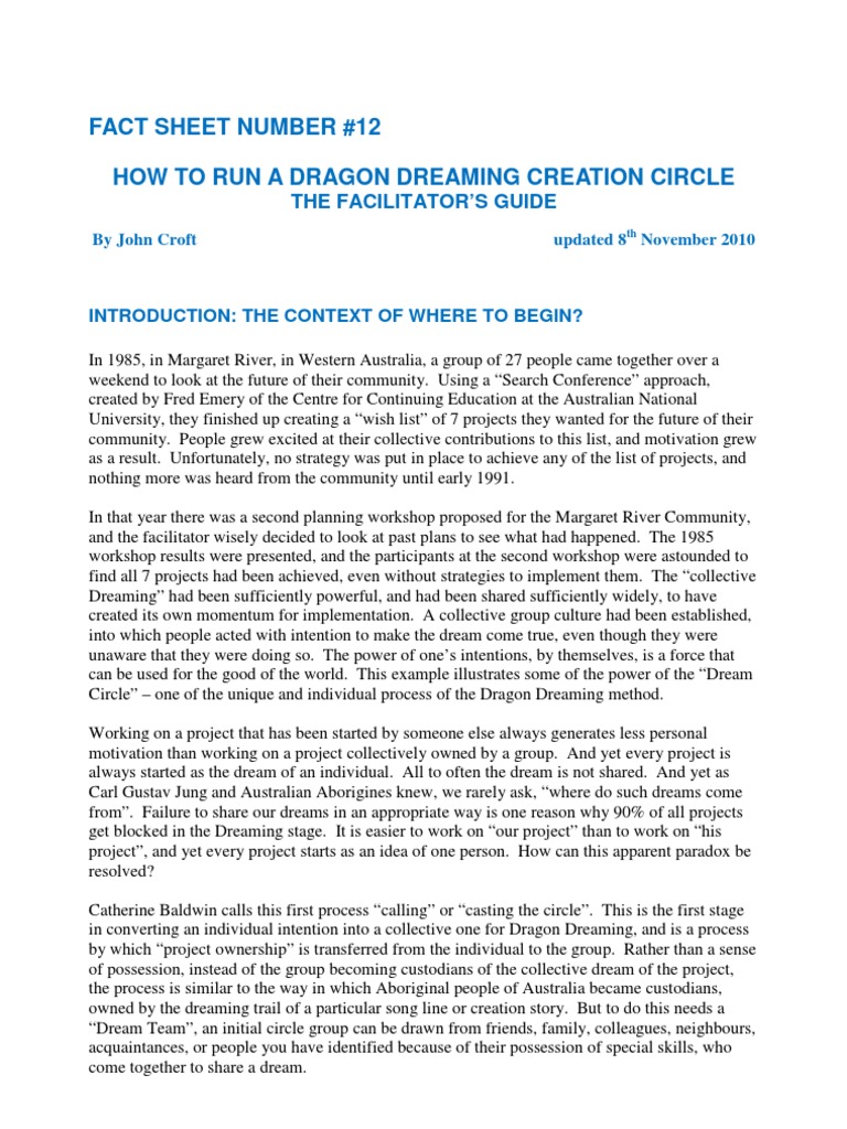 Dreaming Circle | PDF | Dream | Psychology