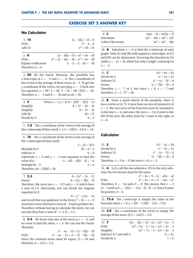 Parabola Solutions | Download Free PDF | Quadratic Equation | Mathematics