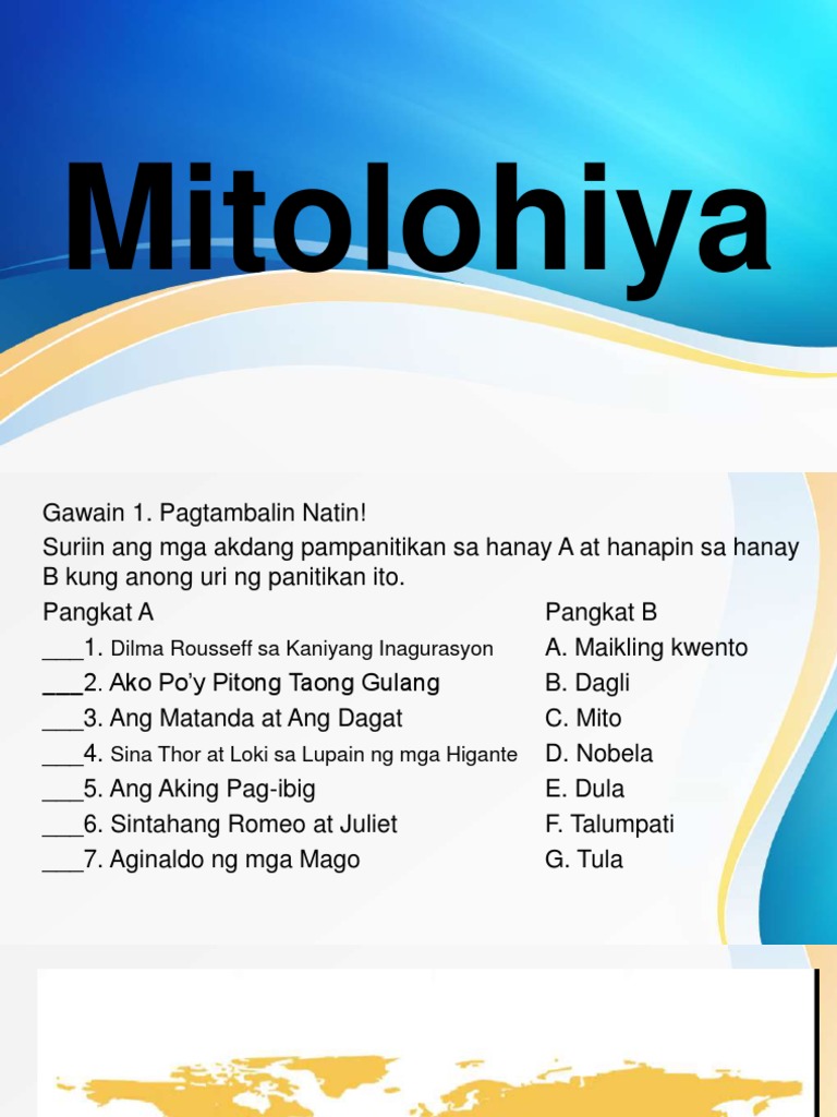 Mitolohiya | PDF