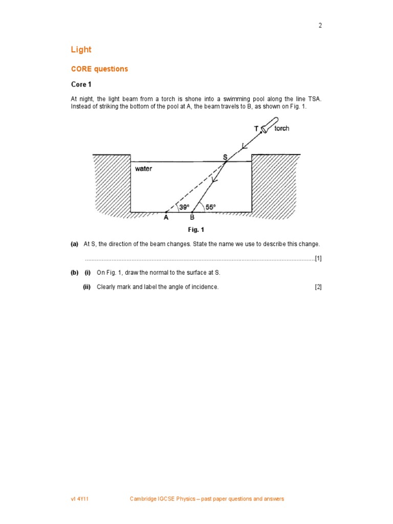 Light | PDF | Light | Mirror