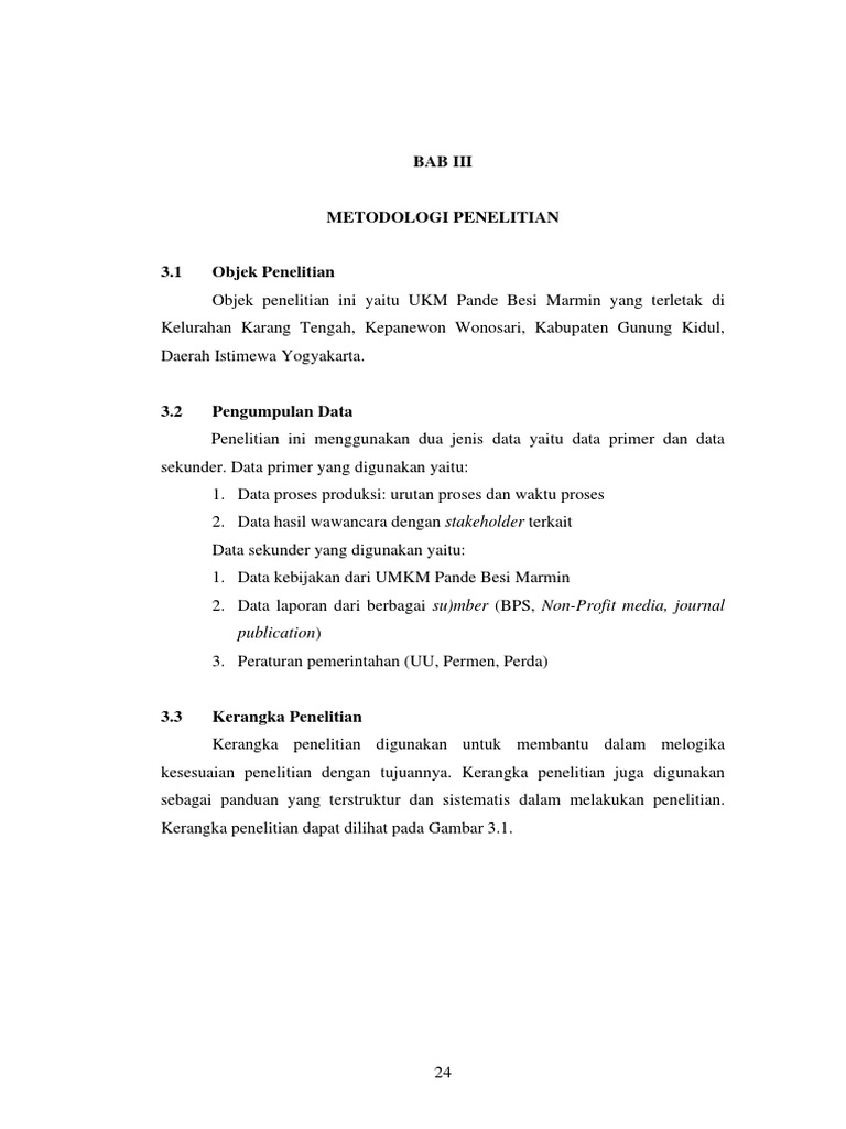 PANDUAN Dan TEMPLATE TA (SKRIPSI) TEKNIK INDUSTRI 2023-33-36 | PDF