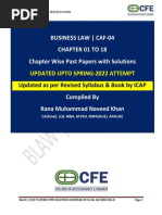 CFAP Study Notes-Links Combined | PDF