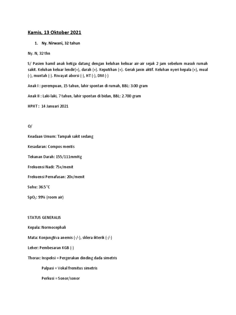 CONTOH BORANG Rabu, 13 Oktober 2021 | PDF