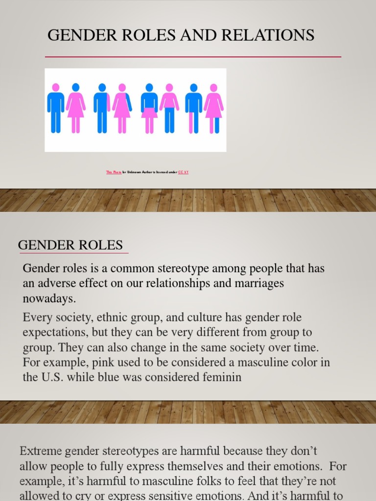 GENDER ROLES and Relations | PDF