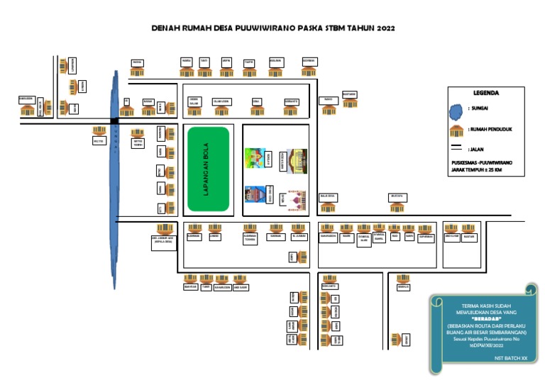 Denah Rumah Desa Puuwiwirano 2022 | PDF