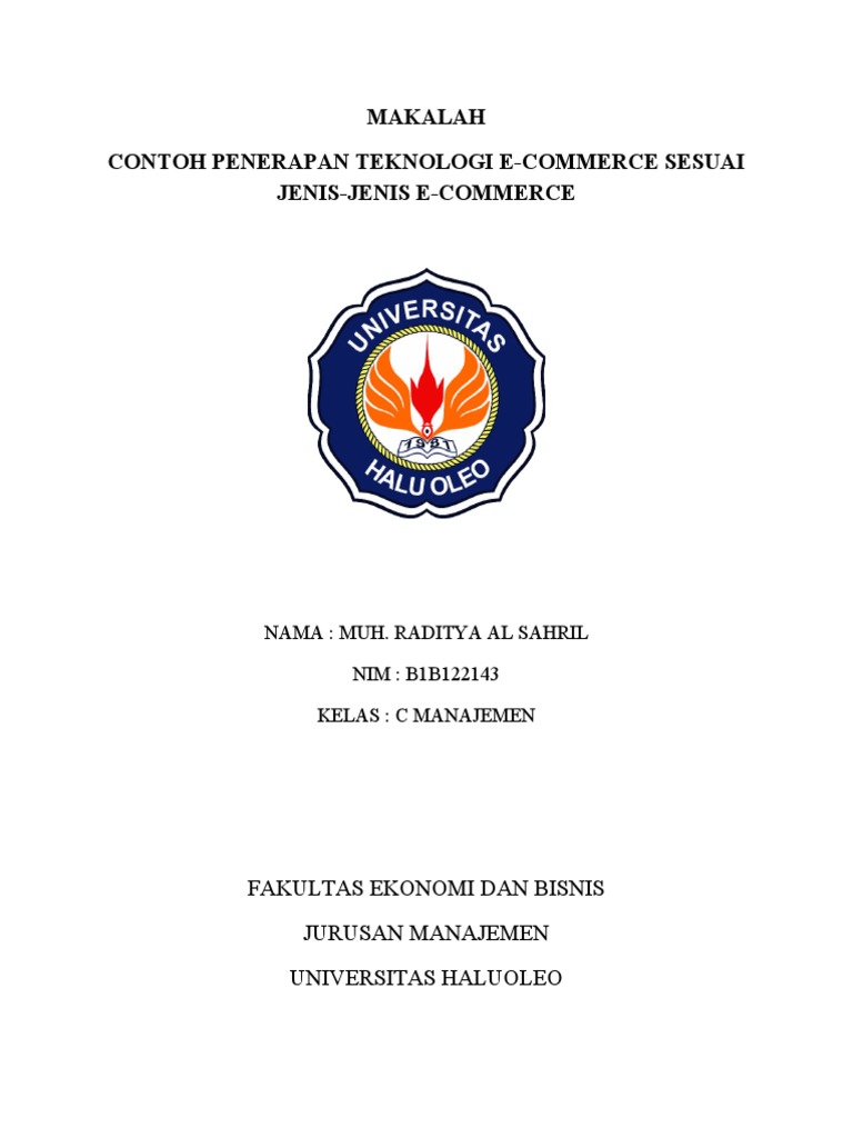 Makalah E-COMMERCE | PDF