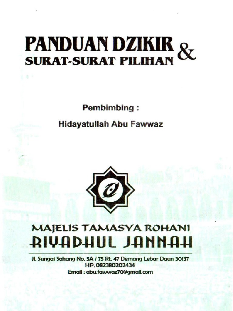 Panduan Zikir Fix PDF | PDF