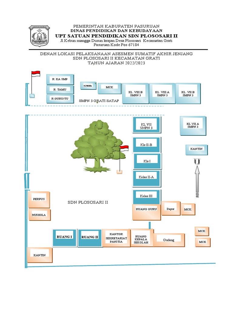 Denah Lokasi TSM | PDF