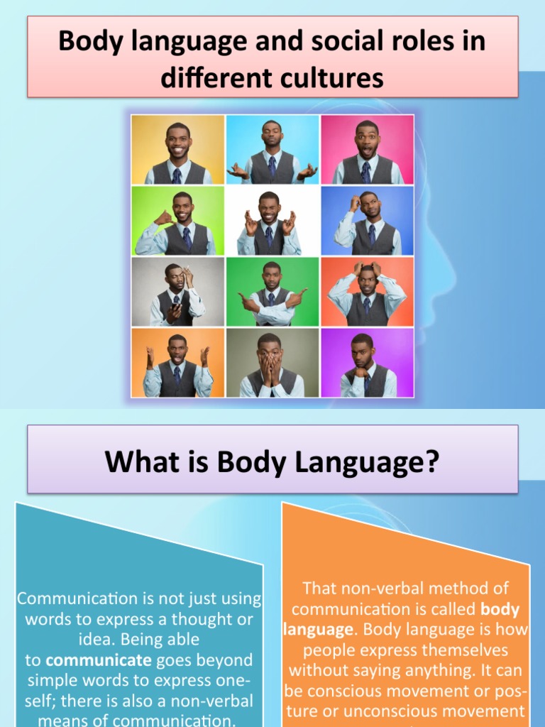 Body Language | PDF | Body Language | Nonverbal Communication