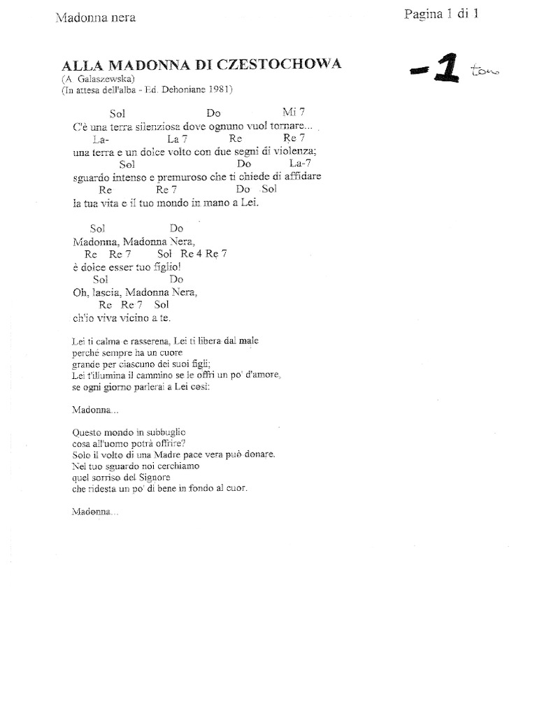 Madonna Nera PDF | PDF