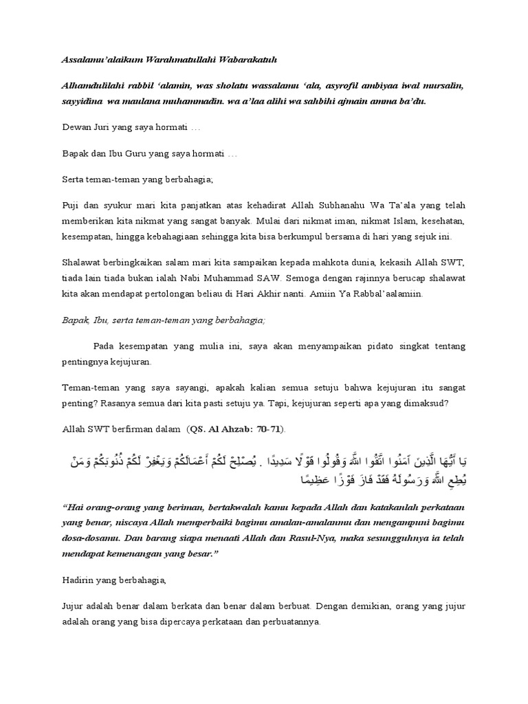 Naskah Pidato PAI 2023 - JIKI | PDF | Gaya Hidup