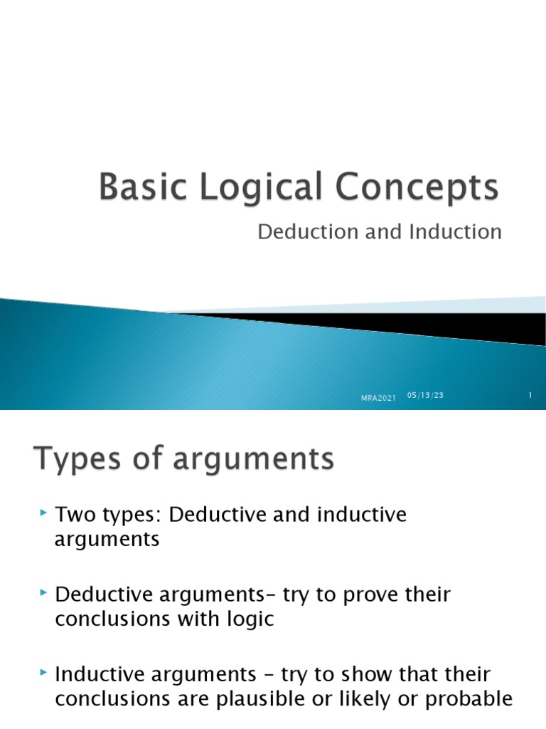 Lesson 5 Deductive and Inductive | PDF | Argument | Deductive Reasoning