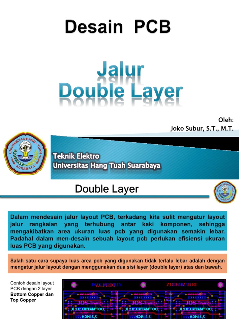 Contoh Desain PCB 2 Layer | PDF
