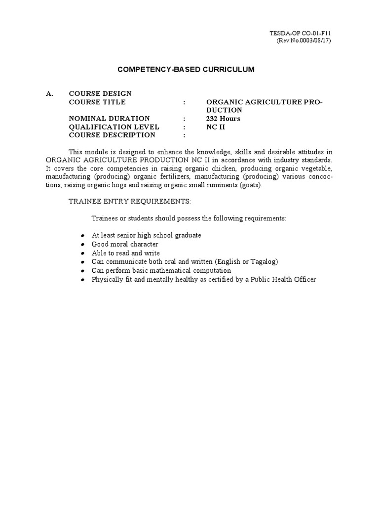 Tesda-Op-Co-01-F11 CBC | PDF | Information | Reflective Practice