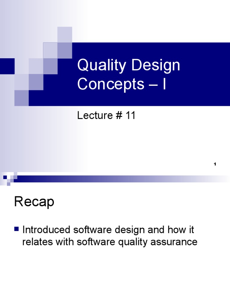 Vu Sqa Lecture11 | PDF | Conceptual Model | Abstraction (Computer Science)