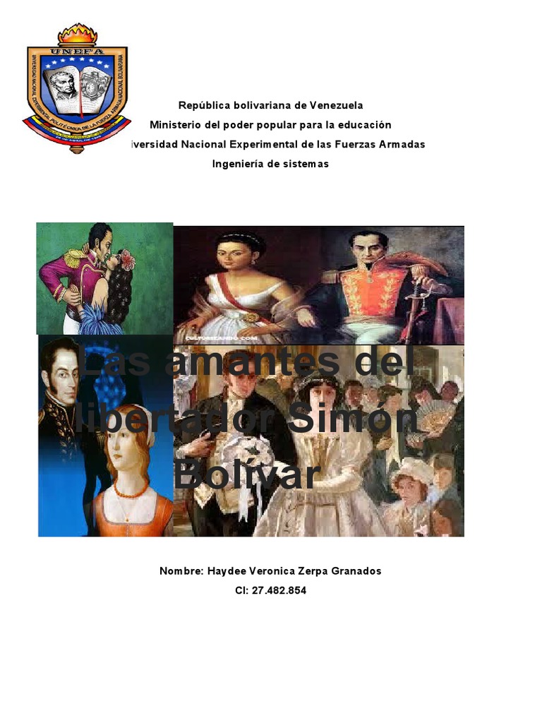 Las Amantes Del Libertador | PDF