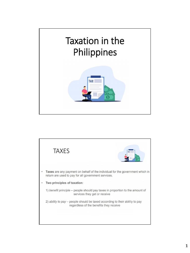 Taxation in The Philippines | PDF | Taxes | Indirect Tax