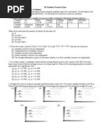 AP Statistics Unit 2 Practice Test | PDF | Errors And Residuals ...