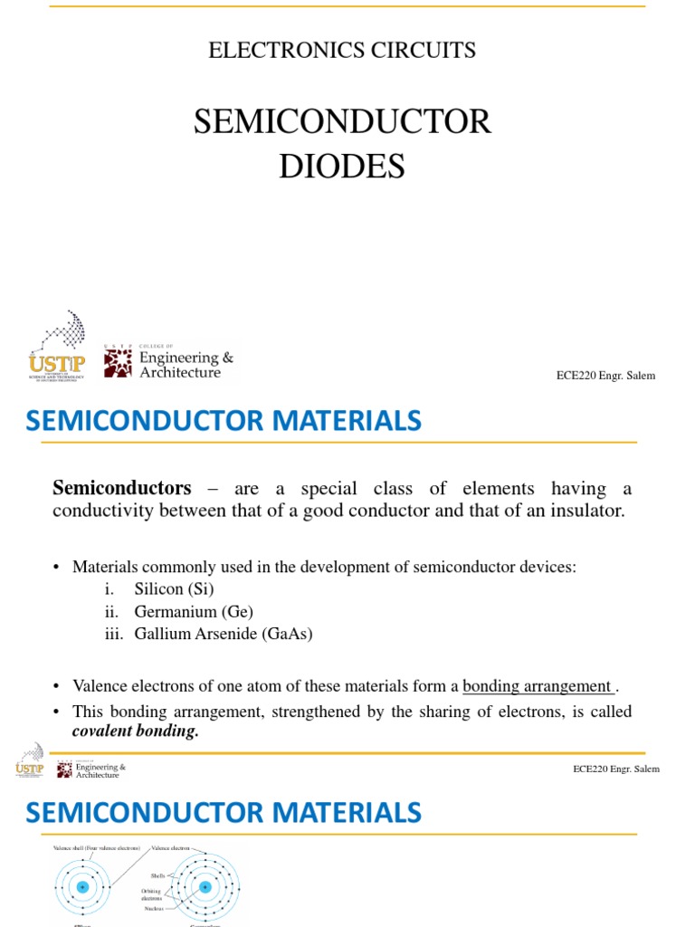 Semiconductor Diodes | PDF | P–N Junction | Semiconductors