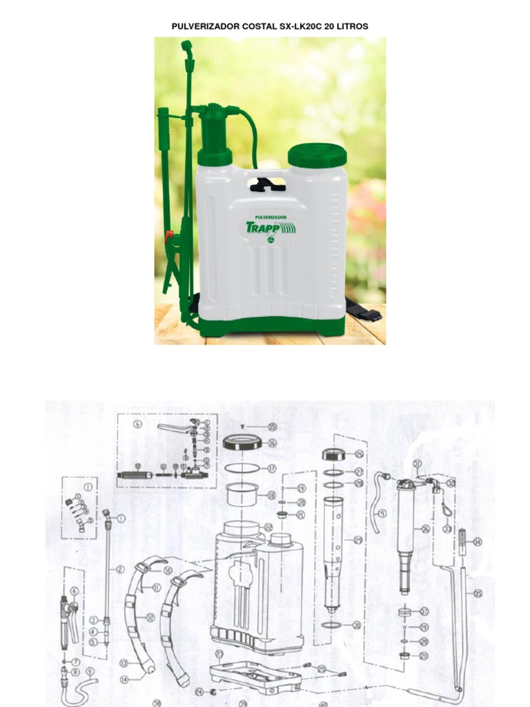 Parts List and Assembly Diagram for the 20 Liter Coastal Pulverizer SX ...