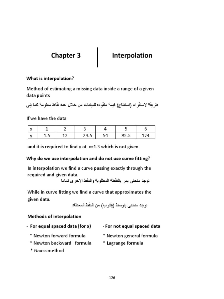 Chapter 3-11007 PDF | PDF | Interpolation | Polynomial