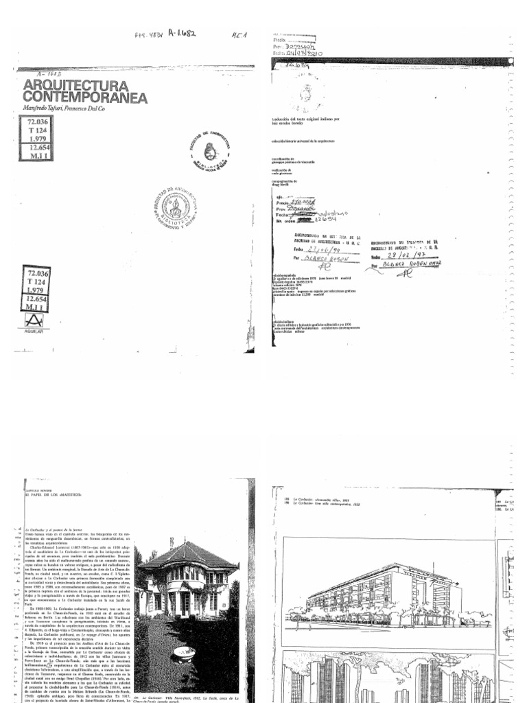 Tafuri - Dal Co - Arquitectura Contemporánea PDF | PDF