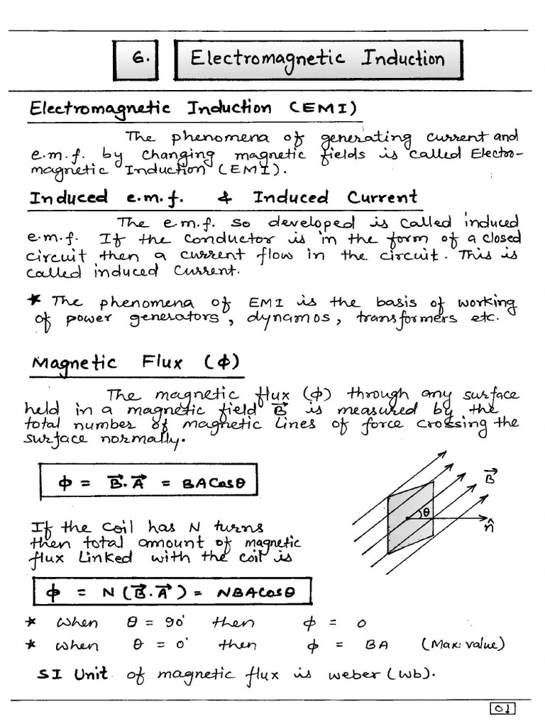 Electromagnetic Induction | PDF